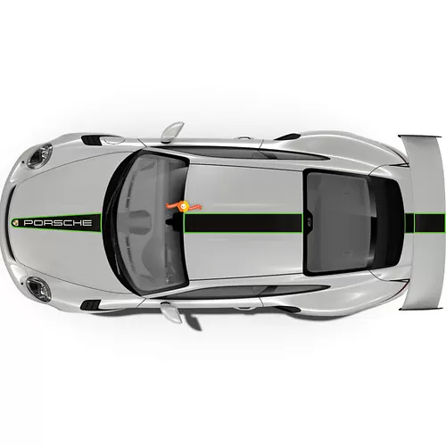 Porsche Stickers Hood and Roof Trunk Porsche 911 GT3 Racing Edition ...