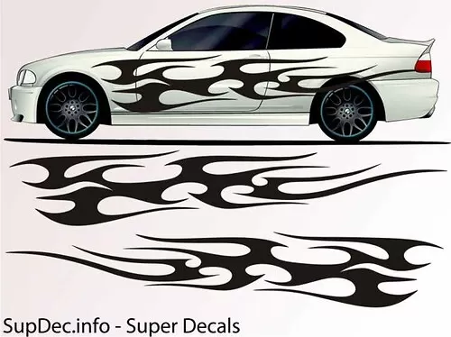 Vinyl Auto Body Graphics EXTERIOR OUTSIDE Decal sticker B785