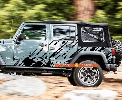 Mud SPLASH GRAPHICS UNIVERSAL Stickers Decals for trucks Jeep wrangler ...